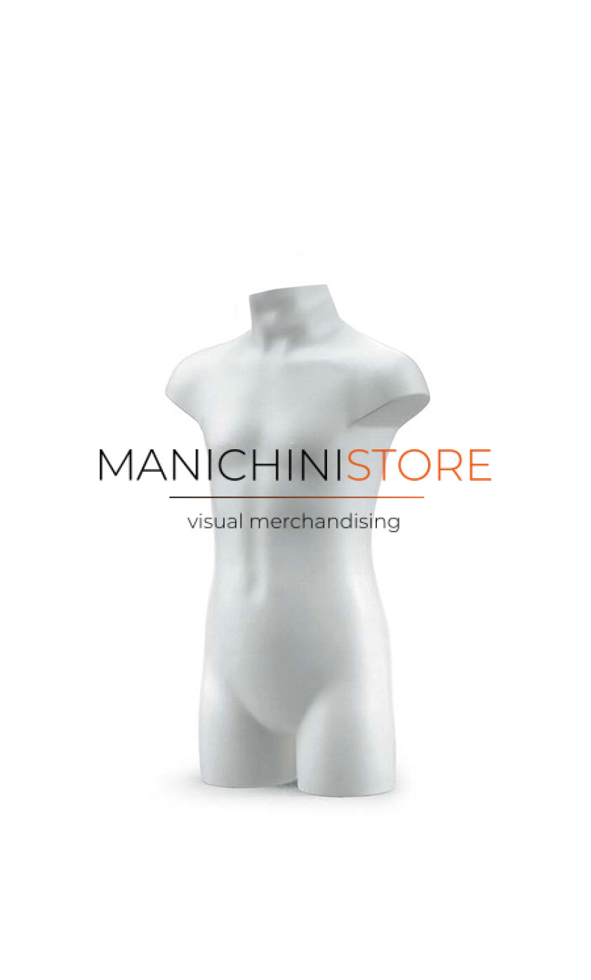 3-5 years old child bust - white | Manichini Store