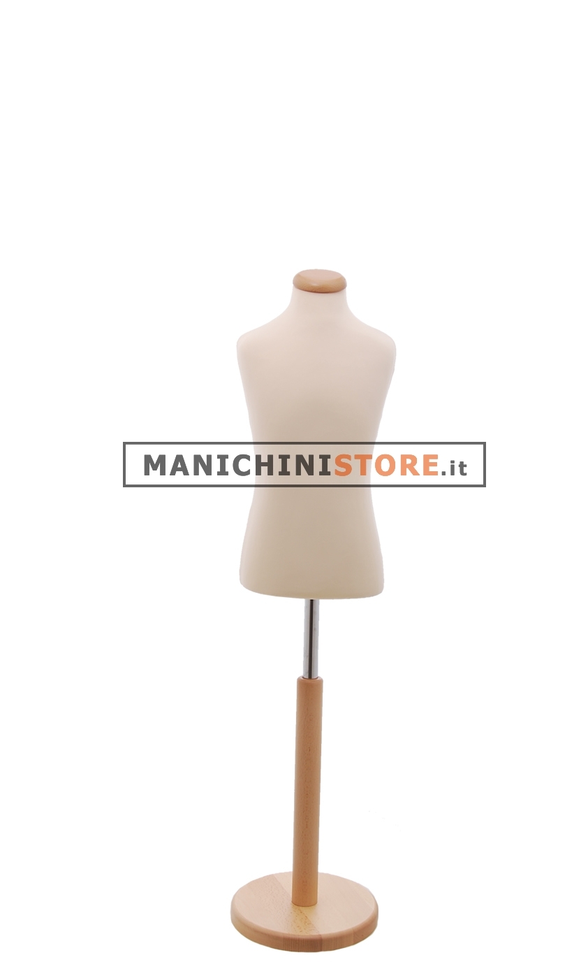 Child bust - 6-8 years with ash tree base | Manichini Store