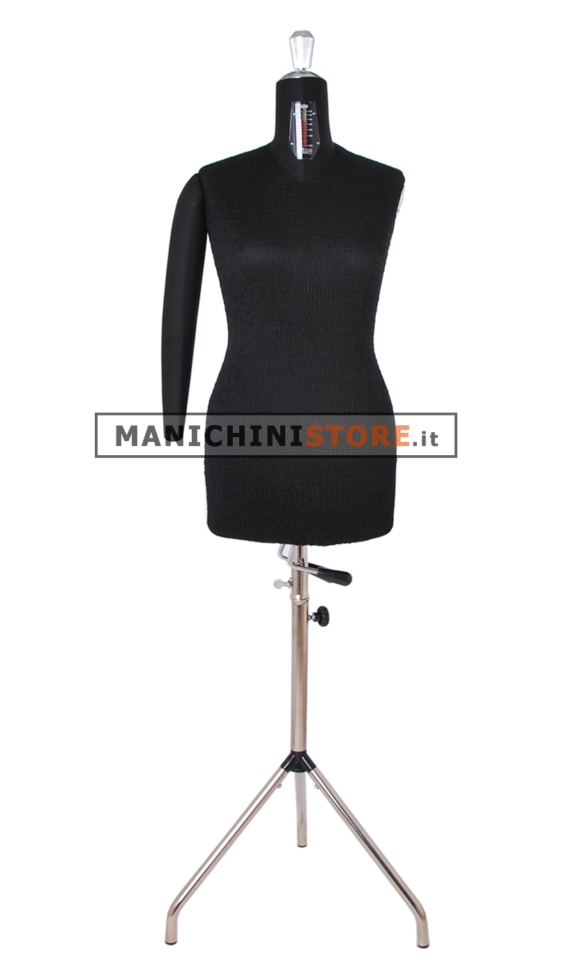 Female tailor bust variable size 46-58 with arm | Manichini Store