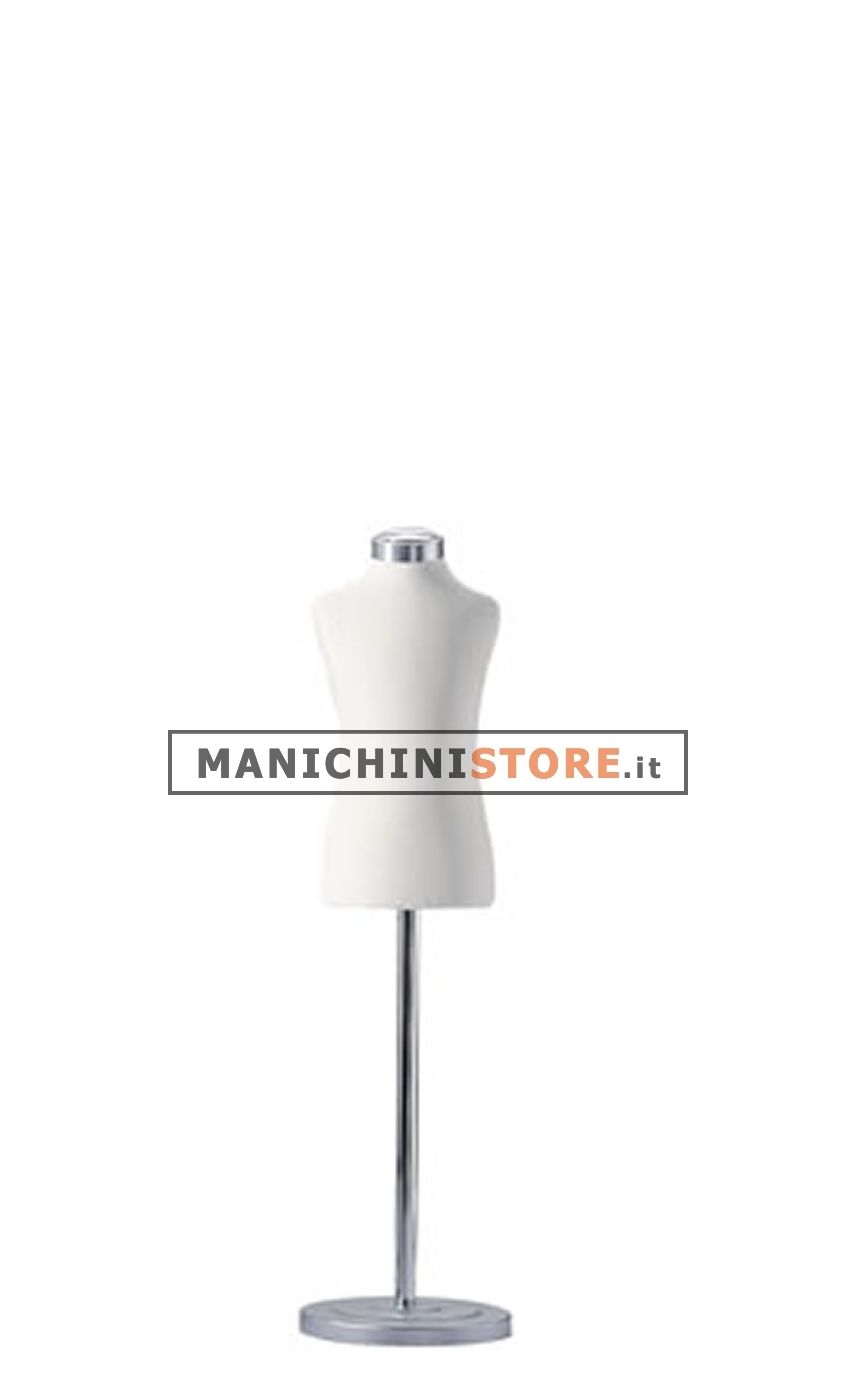 Child bust 3-4 years with aluminum base | Manichini Store