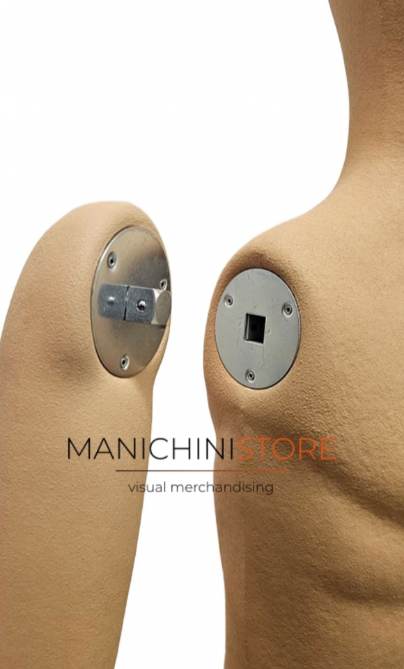 Flexible male mannequin in polyurethane foam | Manichini Store